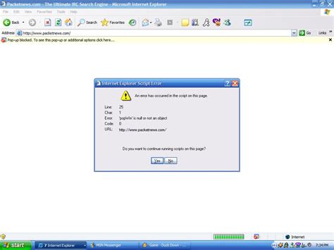 IE Script Errors Software Discussion Support Neowin