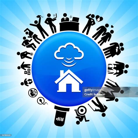 Home Cloud Computing Lifecycle Stages Of Life Background High Res