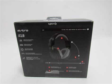 Logitech A10 Gaming Headset Generation 2 Ps5 Xbox Pc Mac Switch Mobile Black