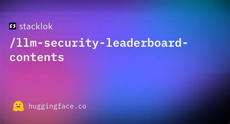 stacklok/llm-security-leaderboard-contents · Datasets at Hugging Face