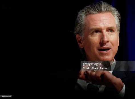 California Governor Gavin Newsom Speaks At East Los Angeles College