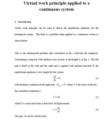 A Problem About Virtual Work Principle