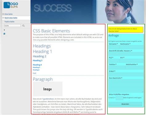 Blocks And Sections WBCE CMS Help