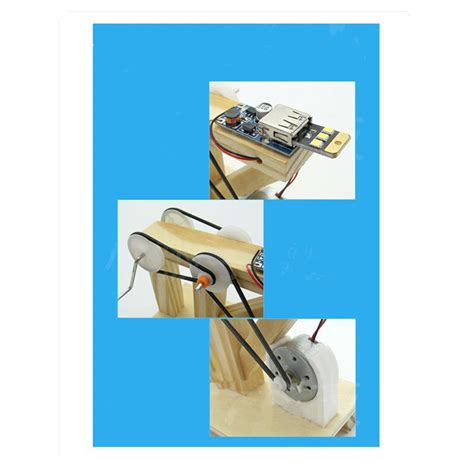 Diy Dynamo Generator Model Wood Invention Science Experiment Toys Assemble Kits