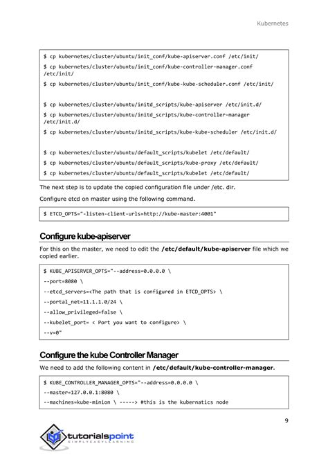 kubernetes tutorial pdf