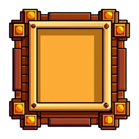 Decorative Square Frame With Geometric Brown And Orange Patterns Premium AI Generated Vector