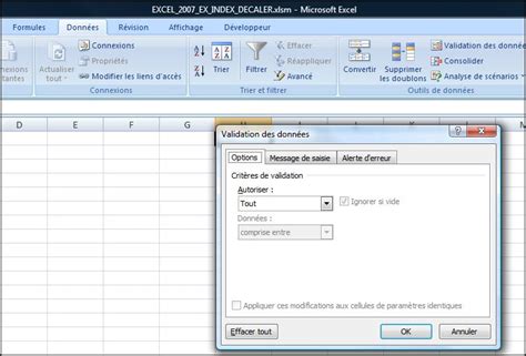 Excel 2007 Comment Faire Un Menu Dynamique Sur Excel En Moins De 5