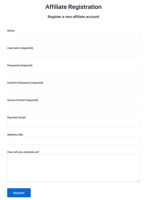 Affiliate Registration Page Affiliatewp
