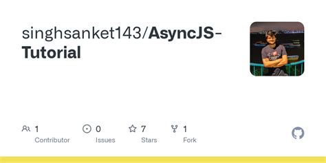 Github Singhsanket143asyncjs Tutorial