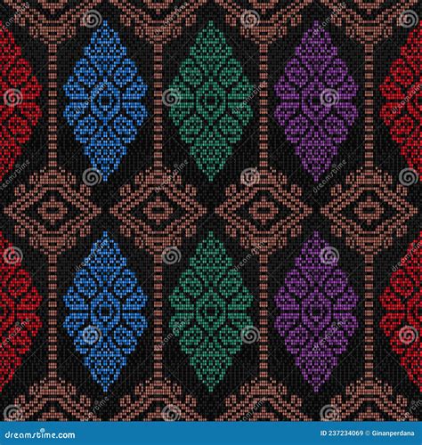 Lombok Batik Illustration Pattern Seamless Background Stock Vector Illustration Of Decor Lombok Batik Illustration Pattern Seamless Background Stock Vector Illustration Of Decor