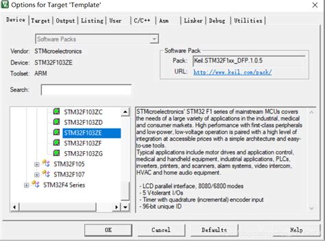 Stm32f103rct6程序如何应用在stm32f103zet6上？在keil中没有把zet6改成rdt6 Csdn博客
