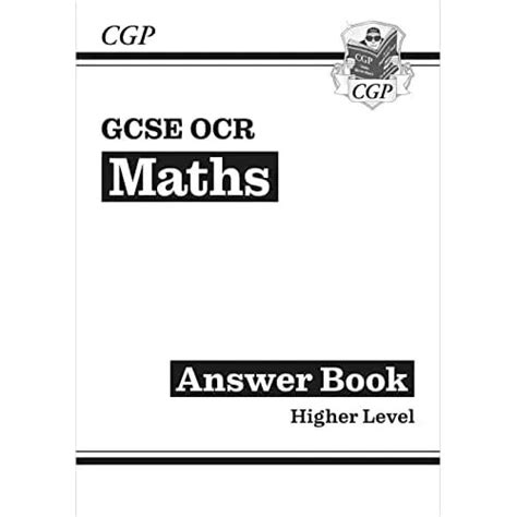 GCSE MATHS OCR Answers For Workbook Higher Paperback NEW Books CGP EUR