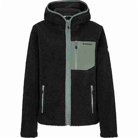 Ziener Juha Fleecejacke Damen black im Online Shop von SportScheck kaufen