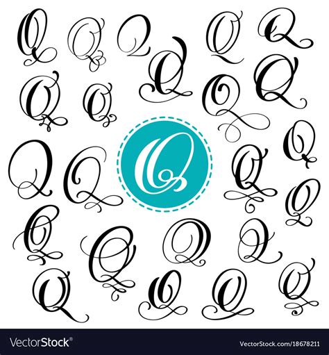 Lowercase Cursive Letter Q
