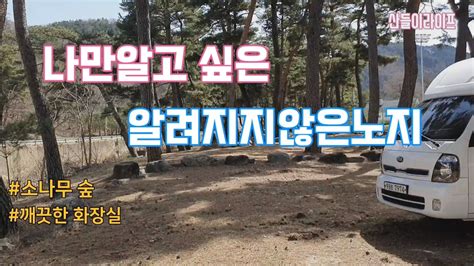 주말마다 집나가는부부 강원도 정선 나만알고 싶은노지소개 자작캠핑카 캠핑카여행 노지차박 노지캠핑 봉고3워크스루밴