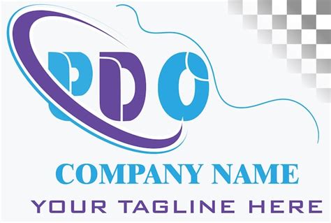 Premium Vector Pdo Letter Logo Design