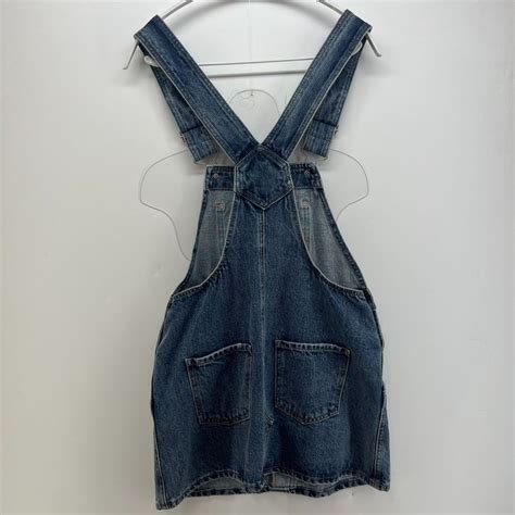 중고 스몰 Plac 원피스 오버롤 청 여자 미니스커트 헬로마켓