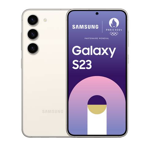 Smartphone Galaxy S23 256 Go Crème SAMSUNG à Prix Carrefour