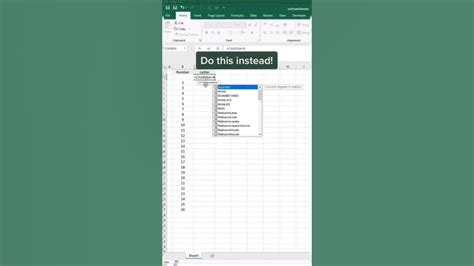 Excel Sequence Letter Tricks Excel Exceleducation Excelshortcuts