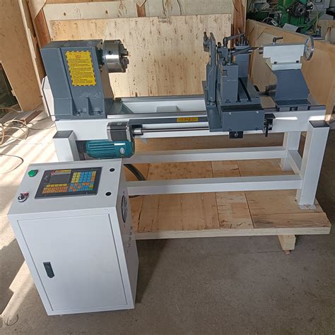 Economical Small Cnc Wood Turning Lathe Machine For Bowls Cups Handles Wisdom Cnc