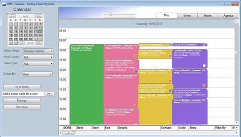 CRM Calendar FCS