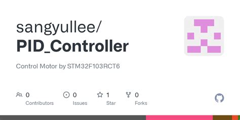 Github Sangyulleepidcontroller Control Motor By Stm32f103rct6