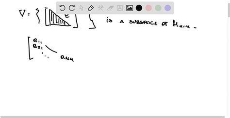solved determine whether the subset of mn n subspace of mn n with the