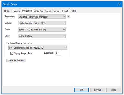Setting Up A Coordinate System Softree Technical Systems Support