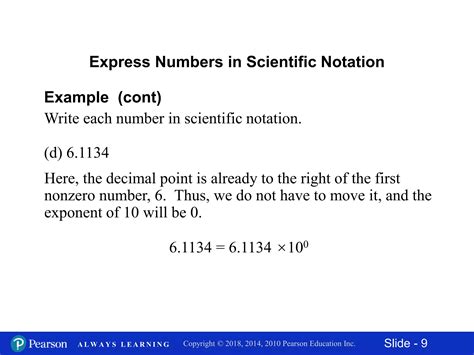 Mat 092 Section 123 Scientific Notation Ppt