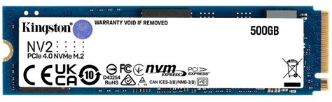 500 ГБ Внутренний SSD-диск Kingston M.2 2280 500GB NV2 Client SSD ...