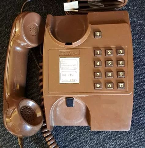Vintage Brown British Telecom Push Button Delegated Release Function Btqa1810 £748 Picclick Uk