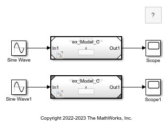 Simulink Function Blocks In Referenced Models Matlab Simulink