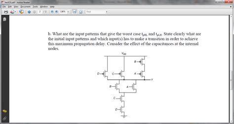 solved for the circuit shown in figurea what is the logic