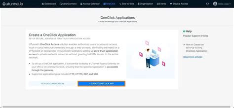 How To Create An Or HTTPS OneClick Application