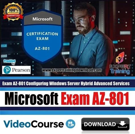 Exam Az 801 Configuring Windows Server Hybrid Advanced Services Crash