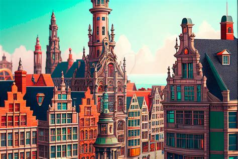 City Of Antwerp 01 By Runaqueart On Deviantart