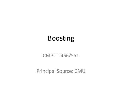 Ppt Boosting Powerpoint Presentation Free Download Id2048659