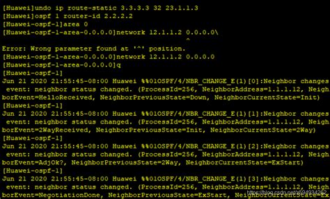 华为ensp上利用静态路由和ospf来配置网络 静态路由引入ospf命令 华为 csdn博客