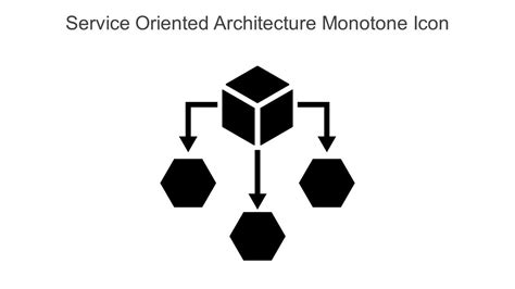 service oriented architecture monotone icon in powerpoint pptx png and