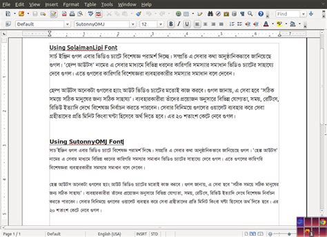Incorrect Ctl Font Rendering By Libreoffice 4 English Ask Libreoffice