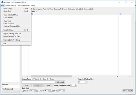 Text Analysis With Antconc For Social Media Data Intro Files And