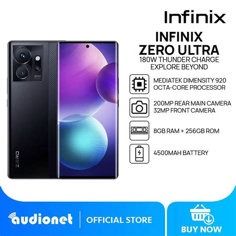 Infinix Zero Ultra Smartphone GB RAM GB ROM MediaTek Dimensity MP Main Camera