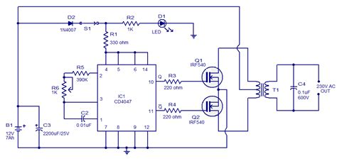 Inverter Generator Circuit Diagram