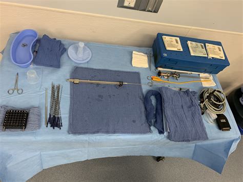 Prostate Seed Implantation Mayo Stand And Back Table Setup Cstsetup