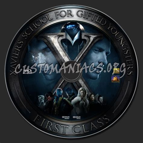 X Men First Class Blu Ray Label Dvd Covers And Labels By Customaniacs