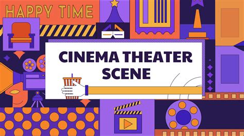 Cinema Theater Retro Movie Intro Animated Movie Trailer Templates And