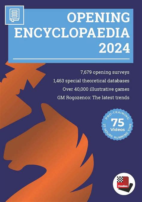 chessbase opening encyclopedia 2024 chess database software download
