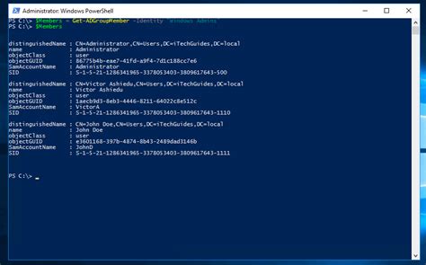 powershell get ad group members script step by step plus final script