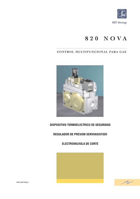 Valvula Compacta 820 Nova Sit Es Sti Ltda