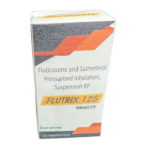 Flutrix 125 Fluticasone And Salmeterol Pressurised Inhalation